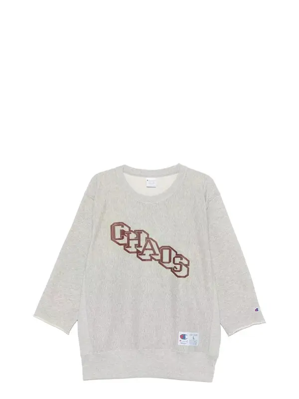 UNDERCOVERISM X Champion Cotton Sweatshirt - Grey