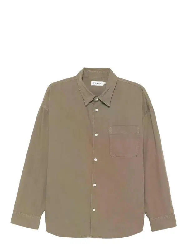 FRAME Cotton Shirt - Green