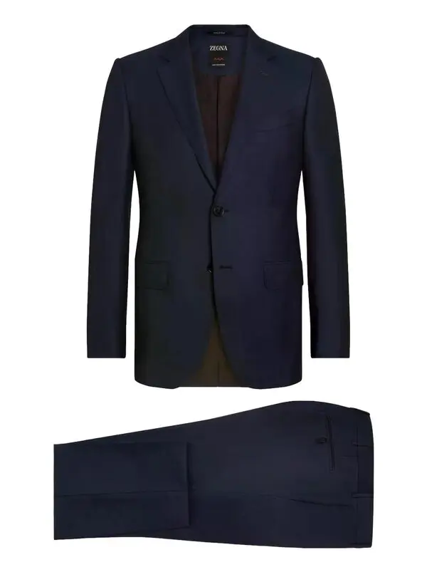 Zegna Oasi Cashmere Suit - Blue