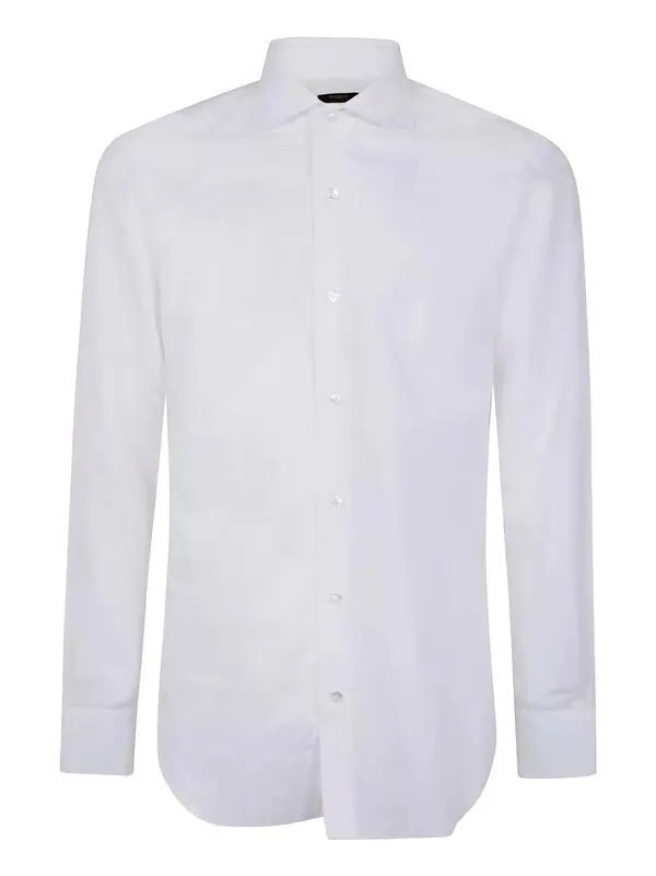 BARBA NAPOLI Cotton Shirt - White