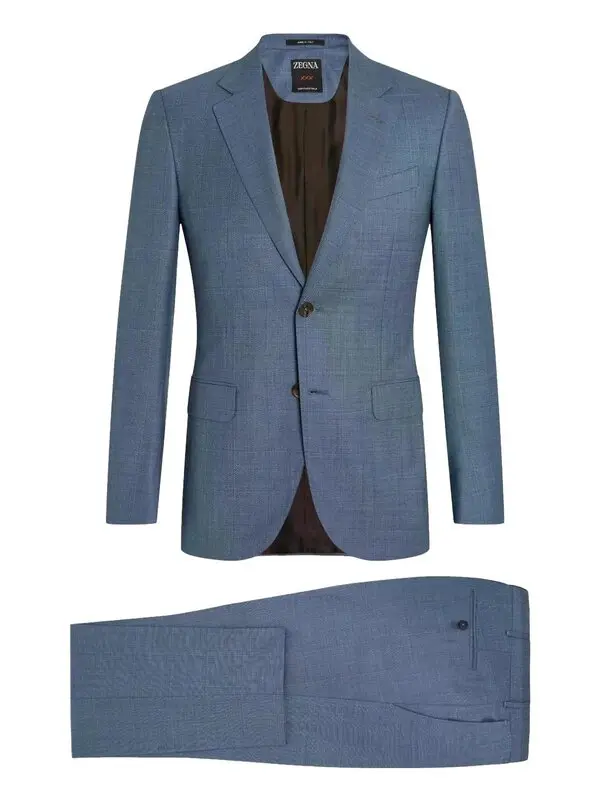 Zegna Centoventimila Wool Suit - Blue