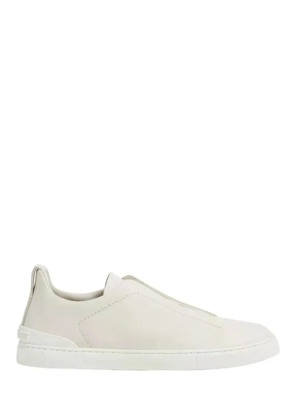 Zegna Triple Stitch Secondskin Sneakers - White