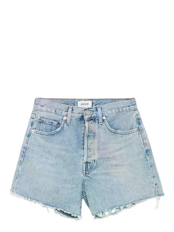 AGOLDE Parker Denim Shorts - Blue