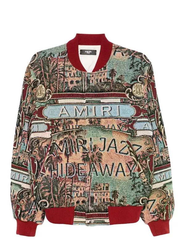 Amiri Jazz Hideaway Bomber Jacket - Neutrals