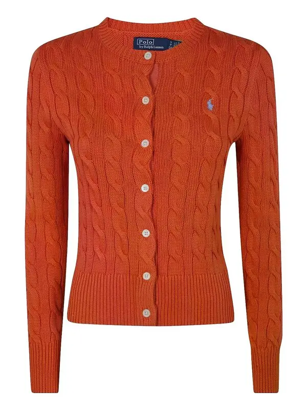Polo Ralph Lauren Cable-knit Cardigan - Orange
