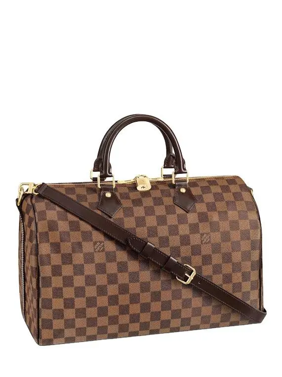 LOUIS VUITTON Speedy Bandouliere Damier Ebene 35 - Brown