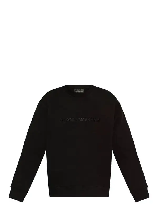 Emporio Armani Logo Sweater - Black