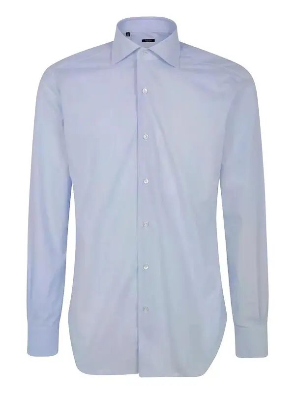 BARBA NAPOLI Cotton Shirt - Blue