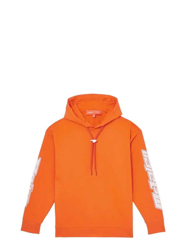 REISS X Mclaren F1 Team Zak Oversized Hoodie - Papaya Orange