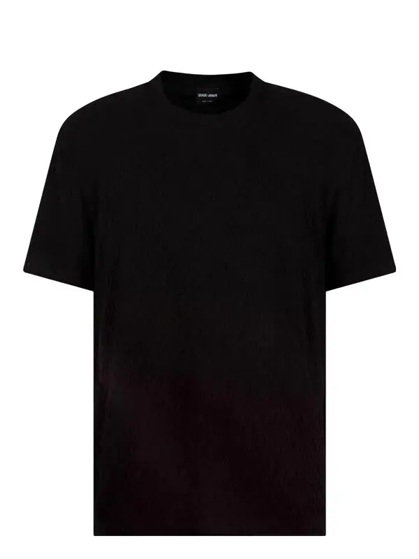 Giorgio Armani Textured T-shirt - Black