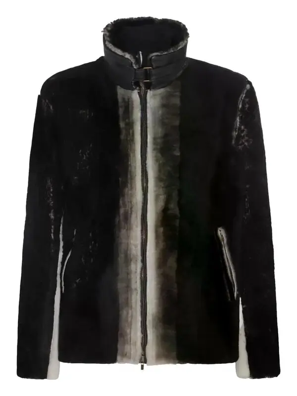 SALVATORE SANTORO Ombré-effect Jacket - Black