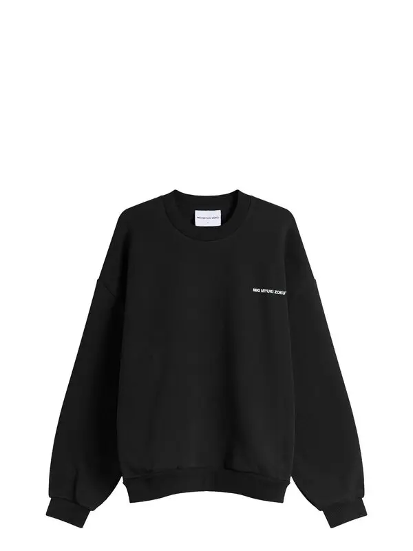MKI MIYUKI ZOKU Uniform Crew Sweatshirt - Black