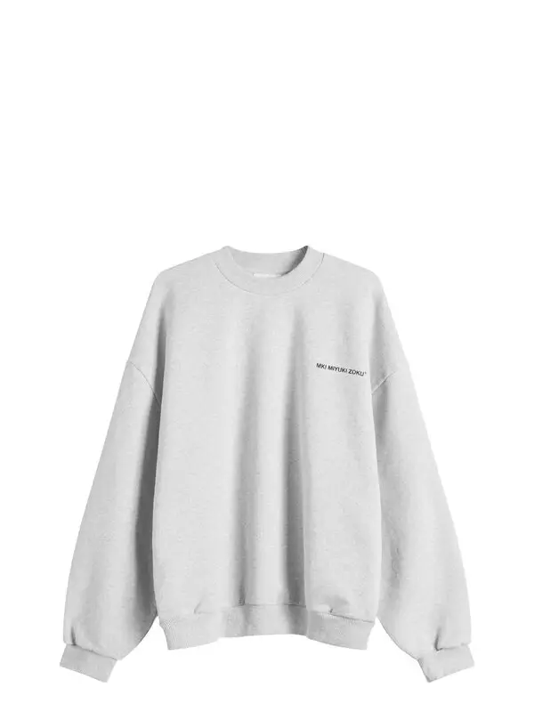 MKI MIYUKI ZOKU Uniform Crew Sweatshirt - Grey