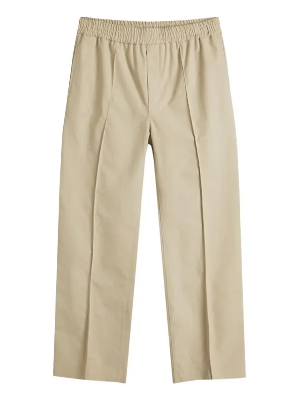 A.p.c. Pieter Textured Cotton Trousers - Beige