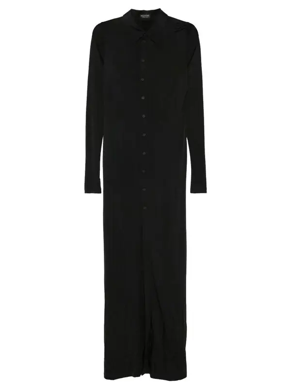Balenciaga Stretch Maxi Dress - Black
