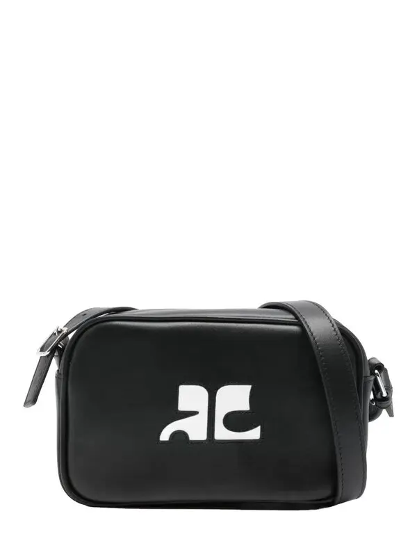 COURREGES Reedition Shoulder Bag - Black