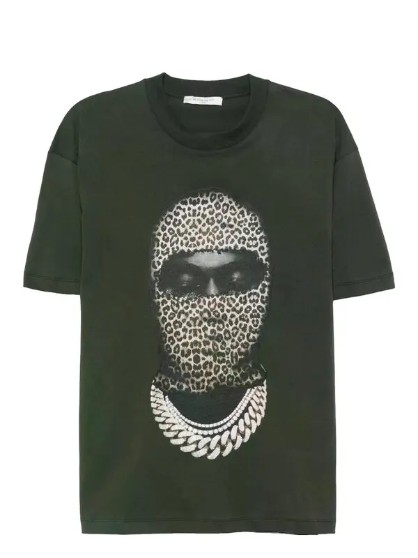 IH NOM UH NIT Leopard Mask T-shirt - Green
