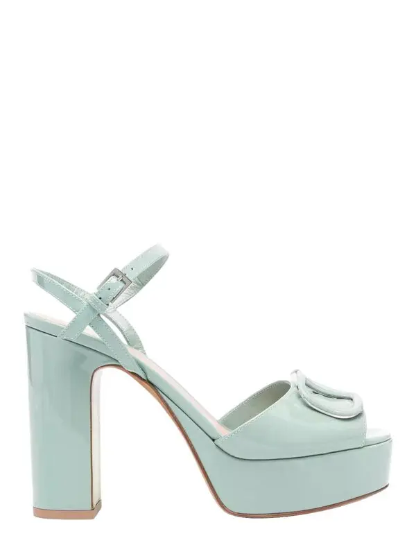 Valentino Garavani 110mm Vlogo Signature Sandals - Blue
