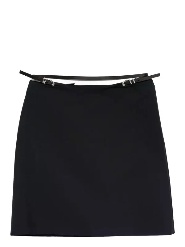 Givenchy Belted Mini Skirt - Blue
