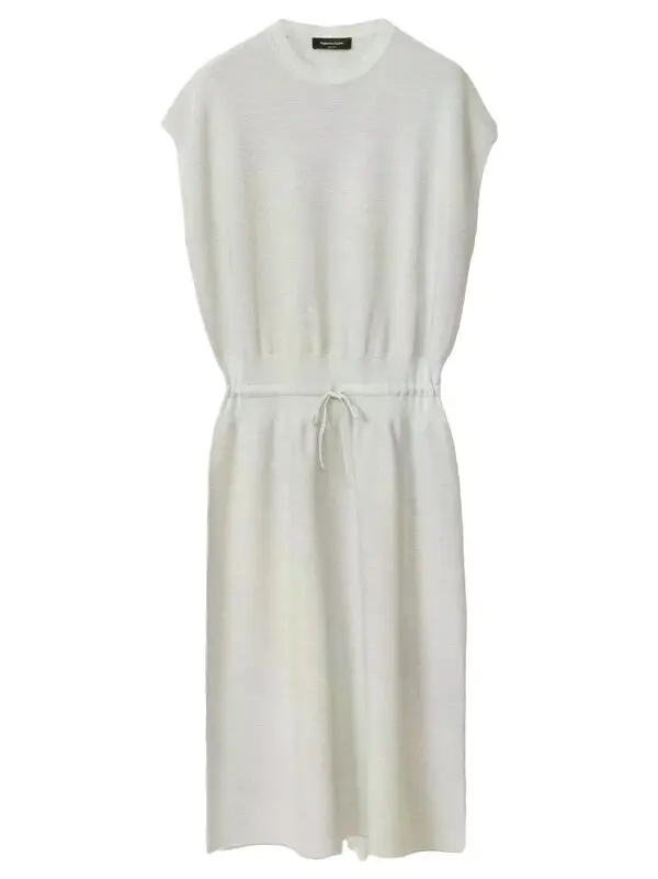 Fabiana Filippi Short-sleeve Midi Dress - White
