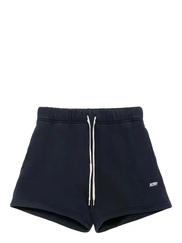 AUTRY Logo-embroidered Shorts - Blue