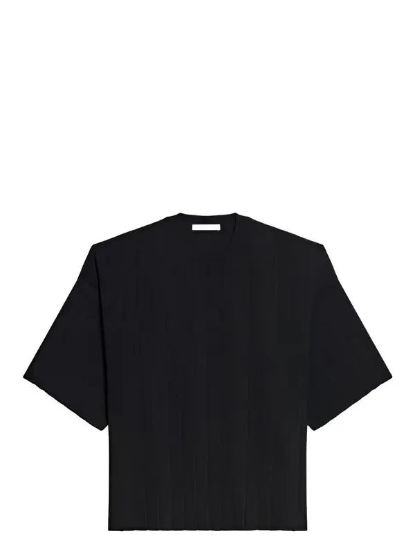 Helmut Lang Ribbed T-shirt - Black