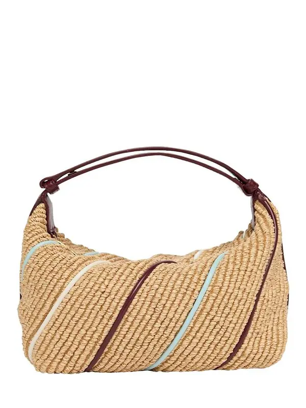 Bottega Veneta Wallace Mini Striped Shoulder Bag - Natural Multi