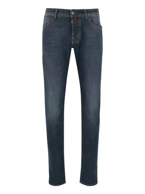 Jacob Cohen Stretch Cotton Jeans - Blue