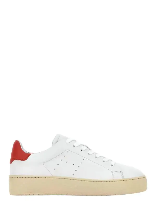 Hogan Leather Sneakers - White