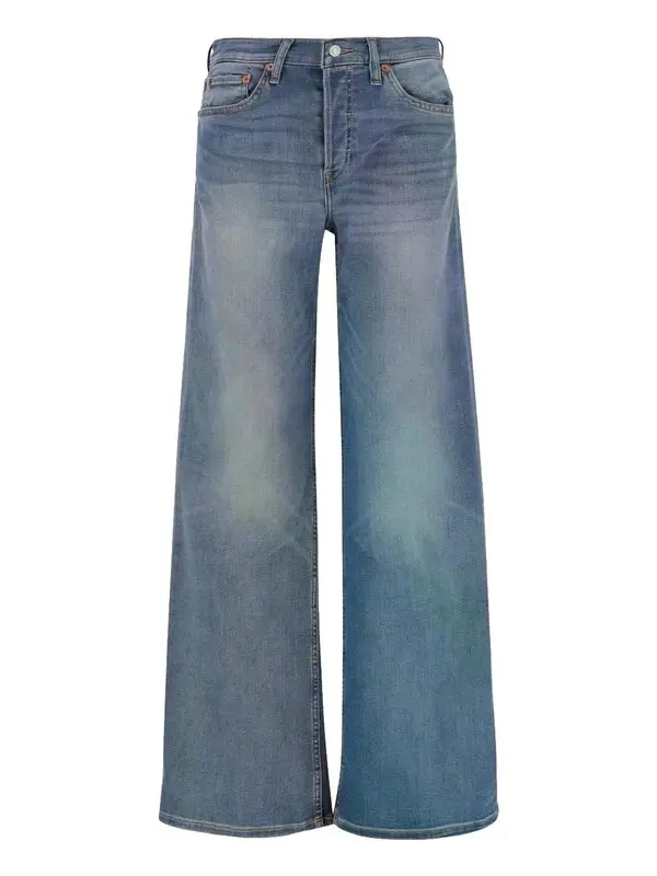 RE/DONE Cotton-blend Jeans - Blue