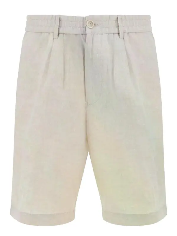 Brunello Cucinelli Linen Bermuda Shorts - Neutrals