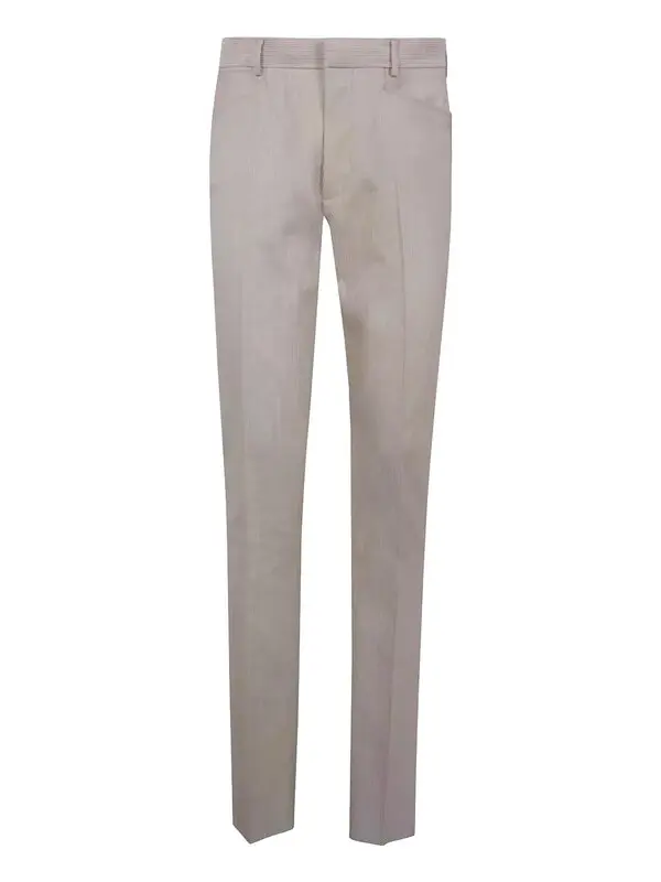 TOM FORD Pressed Crease Trousers - Neutrals