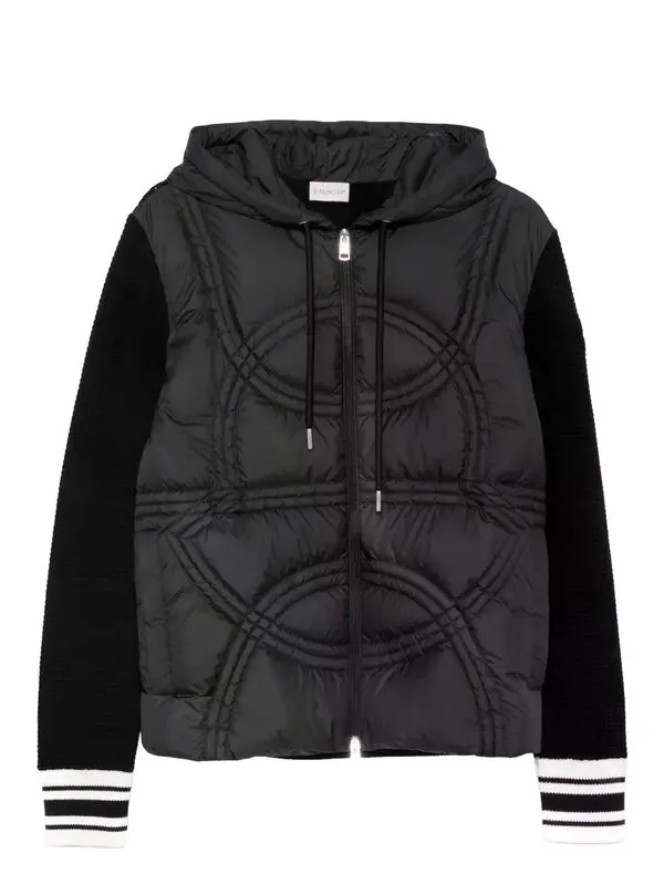 Moncler Panelled Jacket - Black