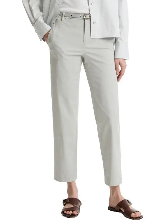 Vince Avery Mid Rise Chino Pants - Pale Tide