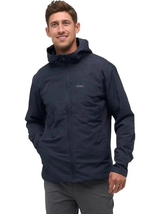 NOMATIC Outset Hooded Water Resistant Travel Jacket - Navy