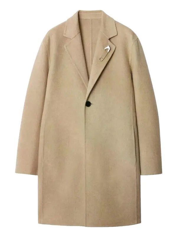 Burberry Cashmere Coat - Neutrals