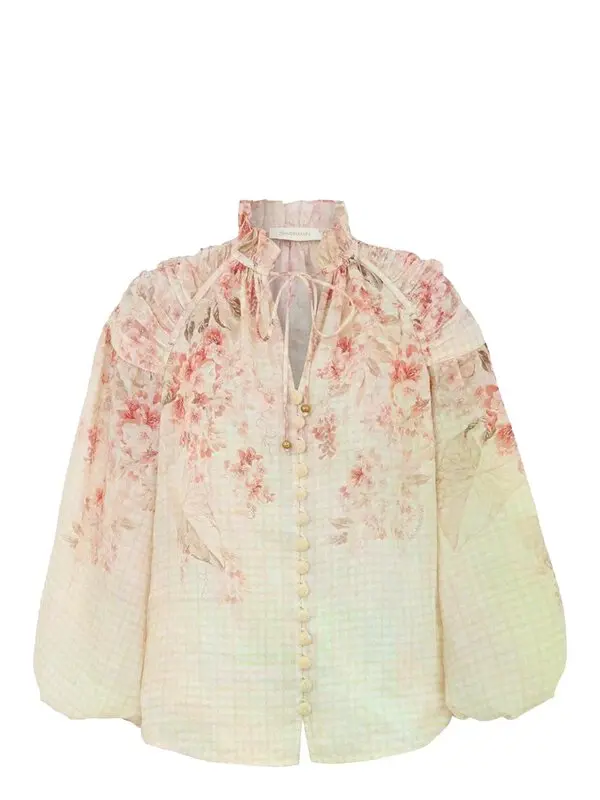 Zimmermann Illuminate Blouse - Neutrals
