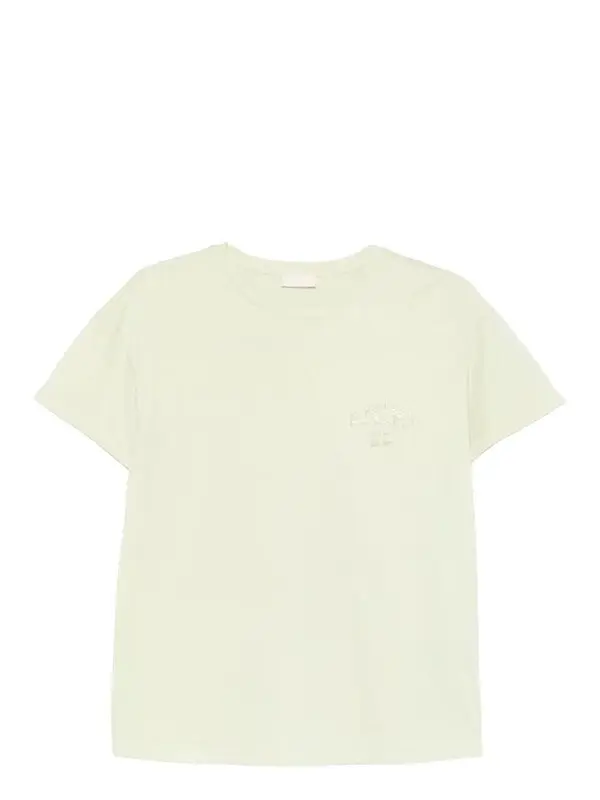 Liu Jo Crystal-logo T-shirt - Green