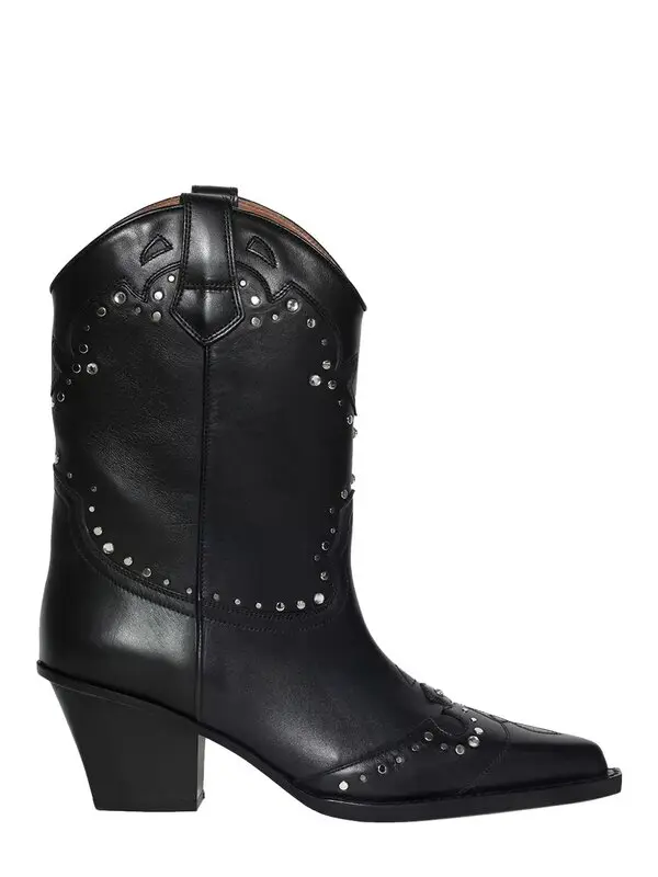 Paris Texas 60mm Janice Boots - Black