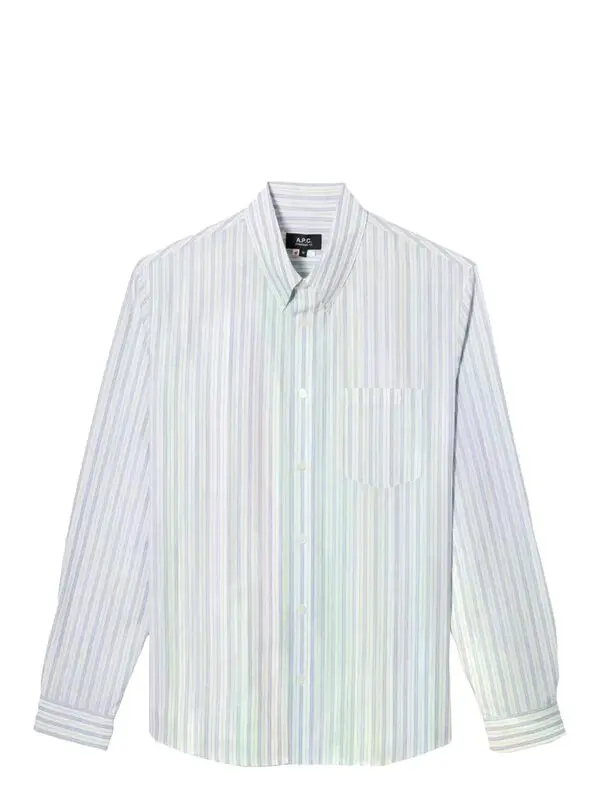 A.p.c. Striped Shirt - White