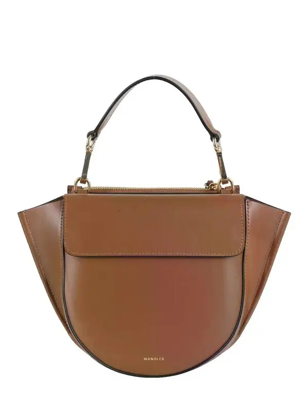 WANDLER Mini Hortensia Tote Bag - Brown
