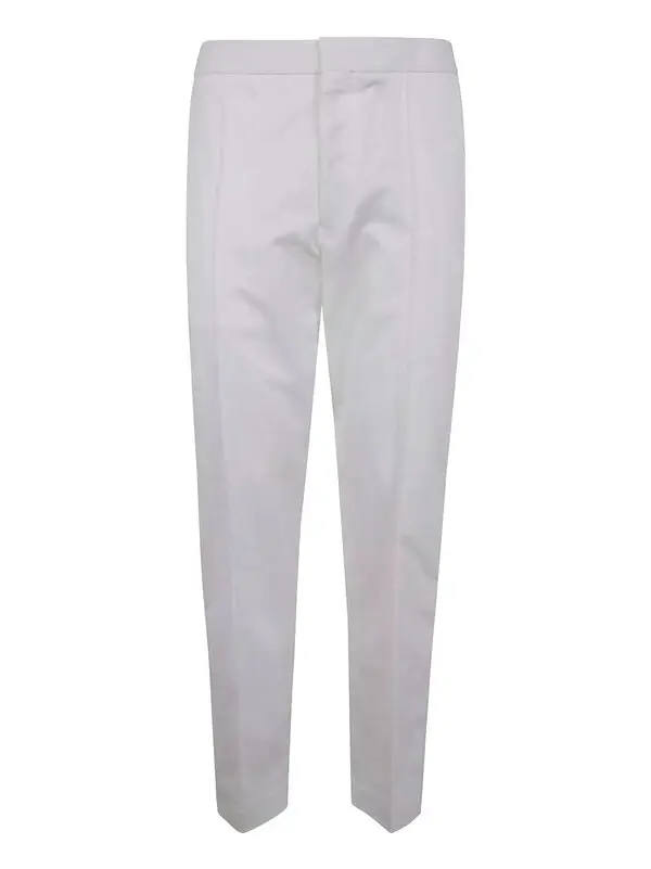 Zegna Cotton Trousers - White