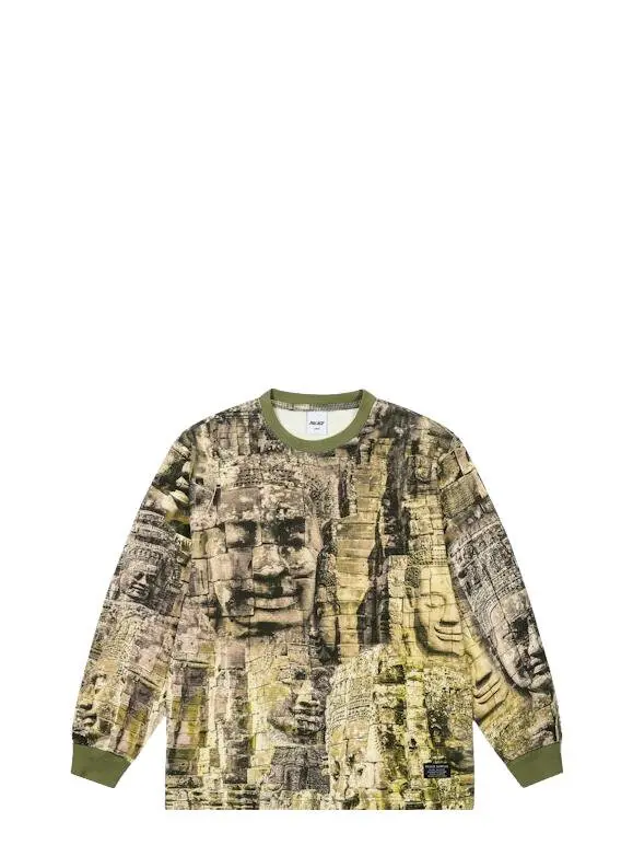 PALACE 2tone Waffle Longsleeve - Camo