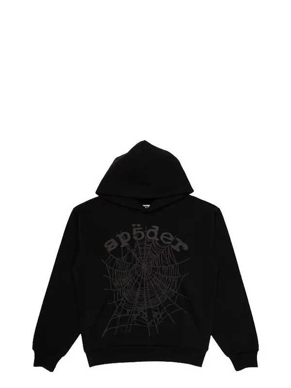 SP5DER Phantom Web Hoodie - Black