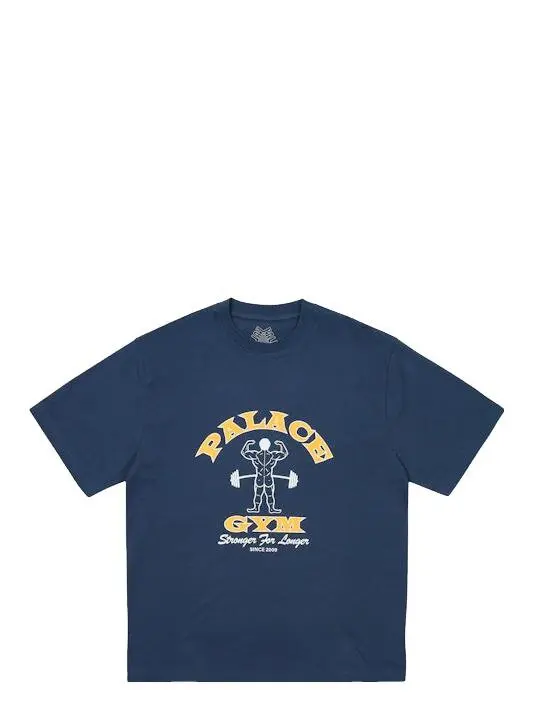 PALACE Stronger For Longer T-shirt - Navy Blue