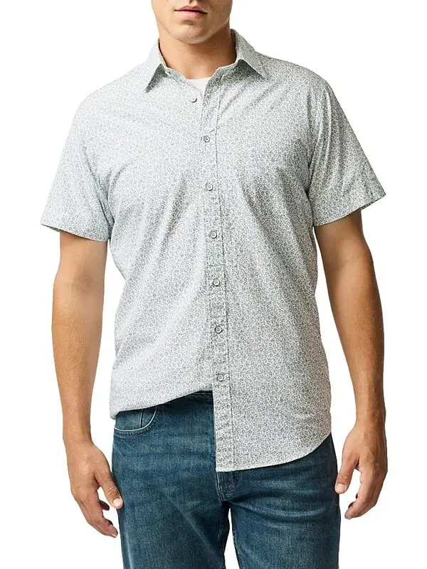 Rodd & Gunn Slim Fit Mathesons Bay Short Sleeve Shirt - Ivy
