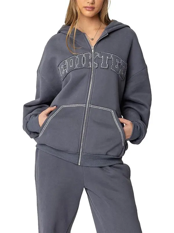 EDIKTED Forever Oversized Hoodie - Gray