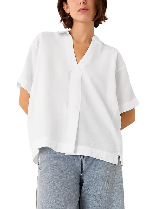 Whistles Sasha Relaxed Shirt - White