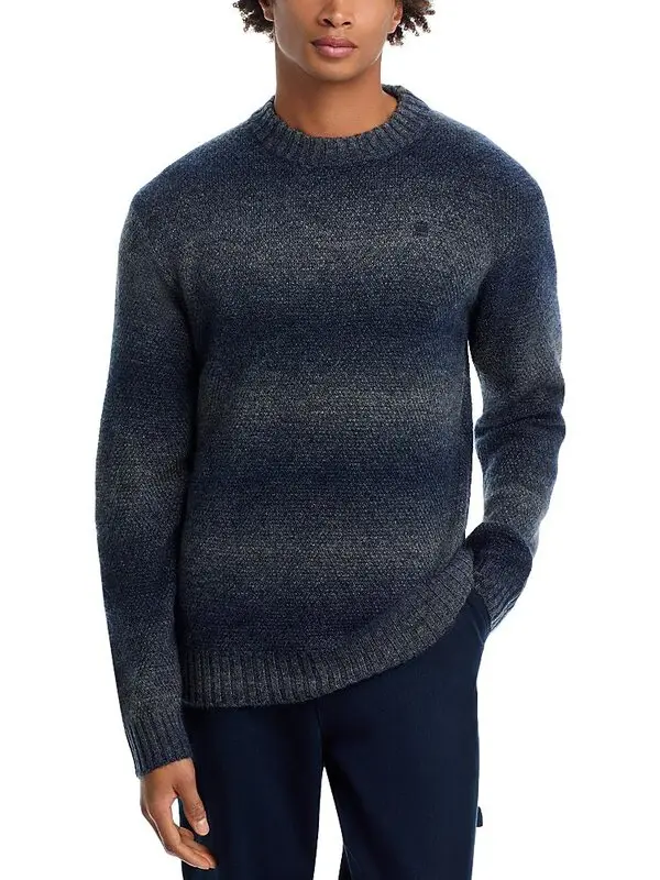 G-star Raw Regular Fit Striped Knit Sweater - Legion Blue