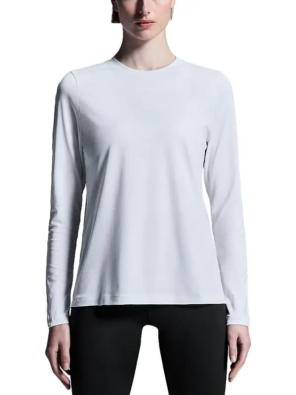 On Focus Long Sleeve Tee - White